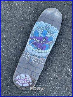 Santa Cruz Rare Crazy Shape DEATH POOL Skateboard Skate Deck OLD / New ...